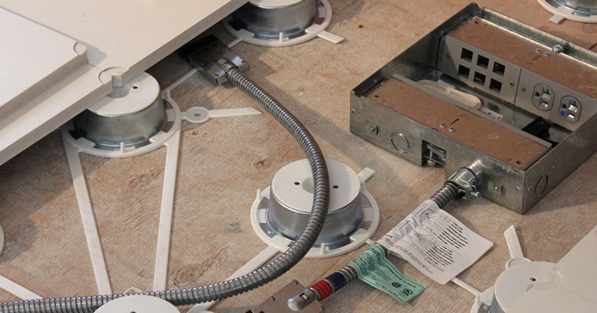 Access Floors for Efficient Cable Management & Flexibility | DIRTT